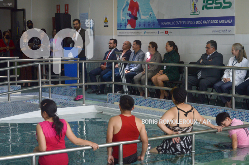 Fotografías | Salud | CUENCA-REAPERTURA-PISCINA REHABILITACION IESS