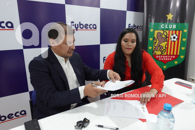 Fotografías | Deportes | CUENCA-FIRMA CONVENIO-D CUENCA-FYBECA